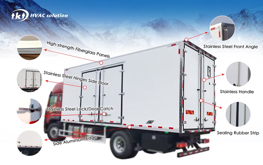Refrigerated Truck Body, refrigerated body, body builder