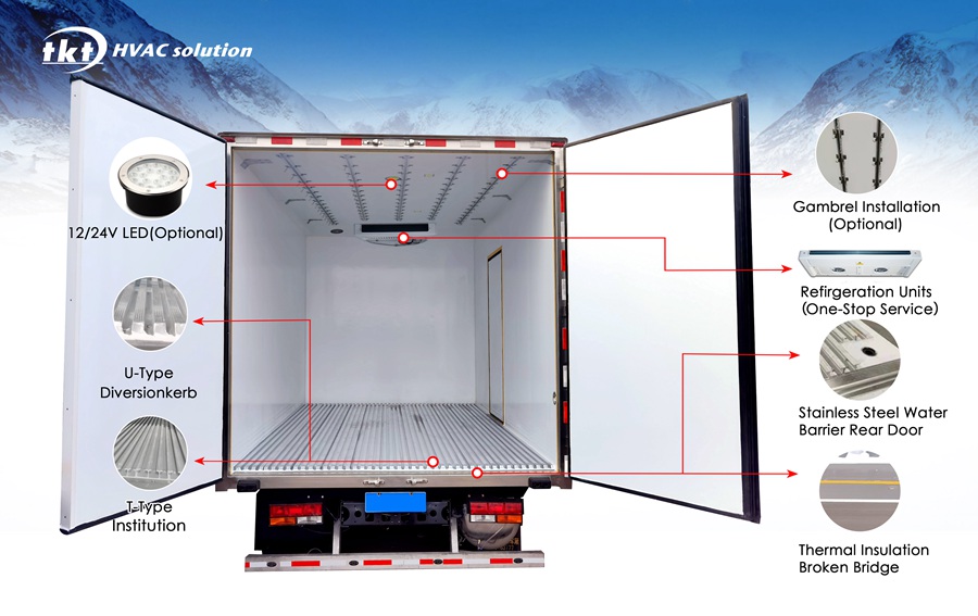 Refrigerated Truck Body, refrigerated body, body builder